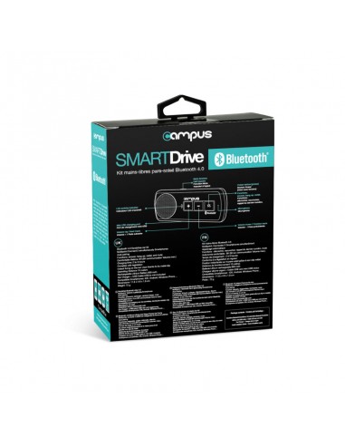 *Campus SmartDrive - FT -B03-Kit mains-libres fixation rapide et facile sur pare-soleil ...