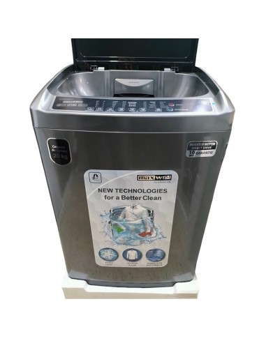 Maxwell Machine à laver TOP 20 Kg 10 Programmes INVRETER Silver - MAX ...